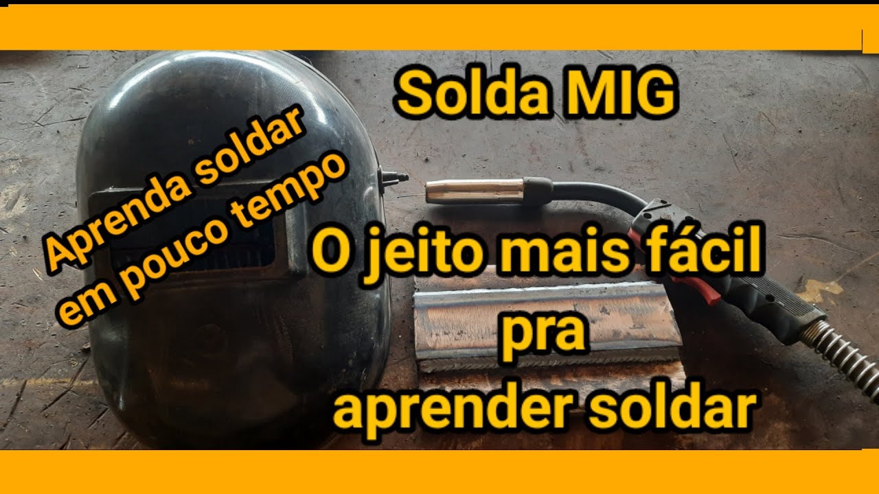Como soldar com solda mig - YouTube