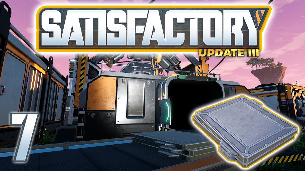 Satisfactory: Reinforced Iron Plates | Ep7 - YouTube