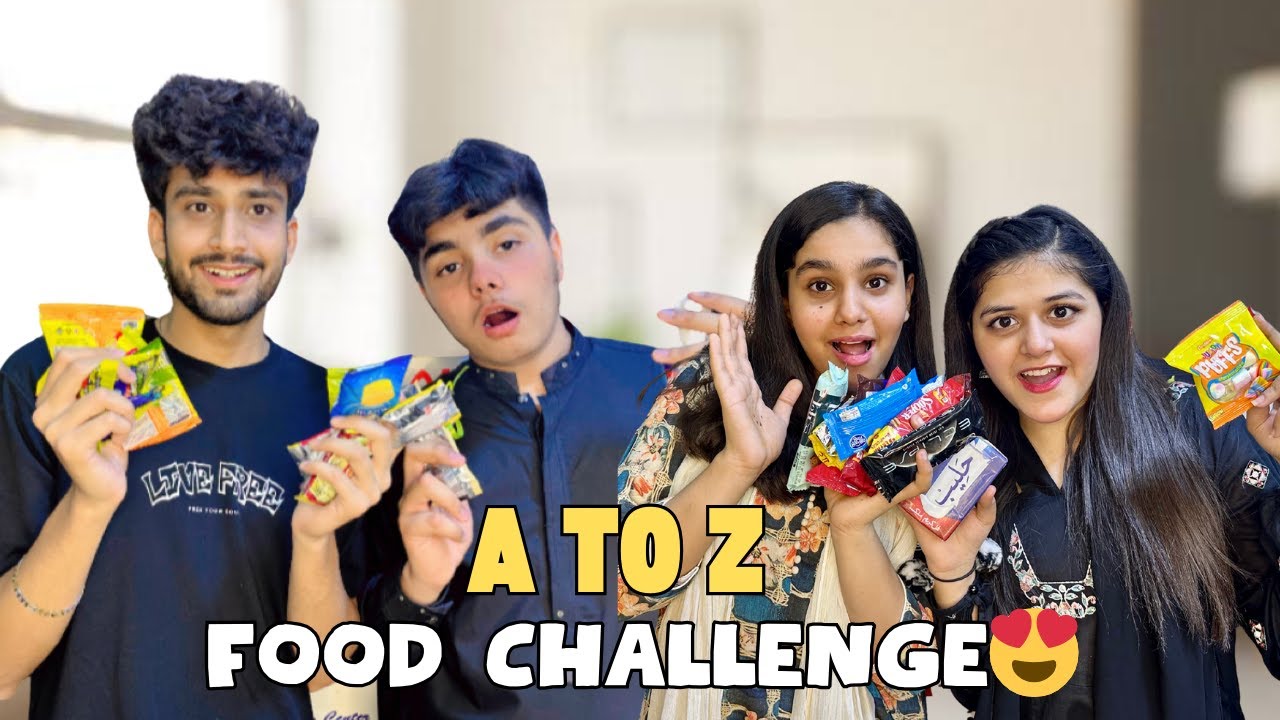A TO Z FOOD CHALLENGE // WHO WILL WIN? - YouTube