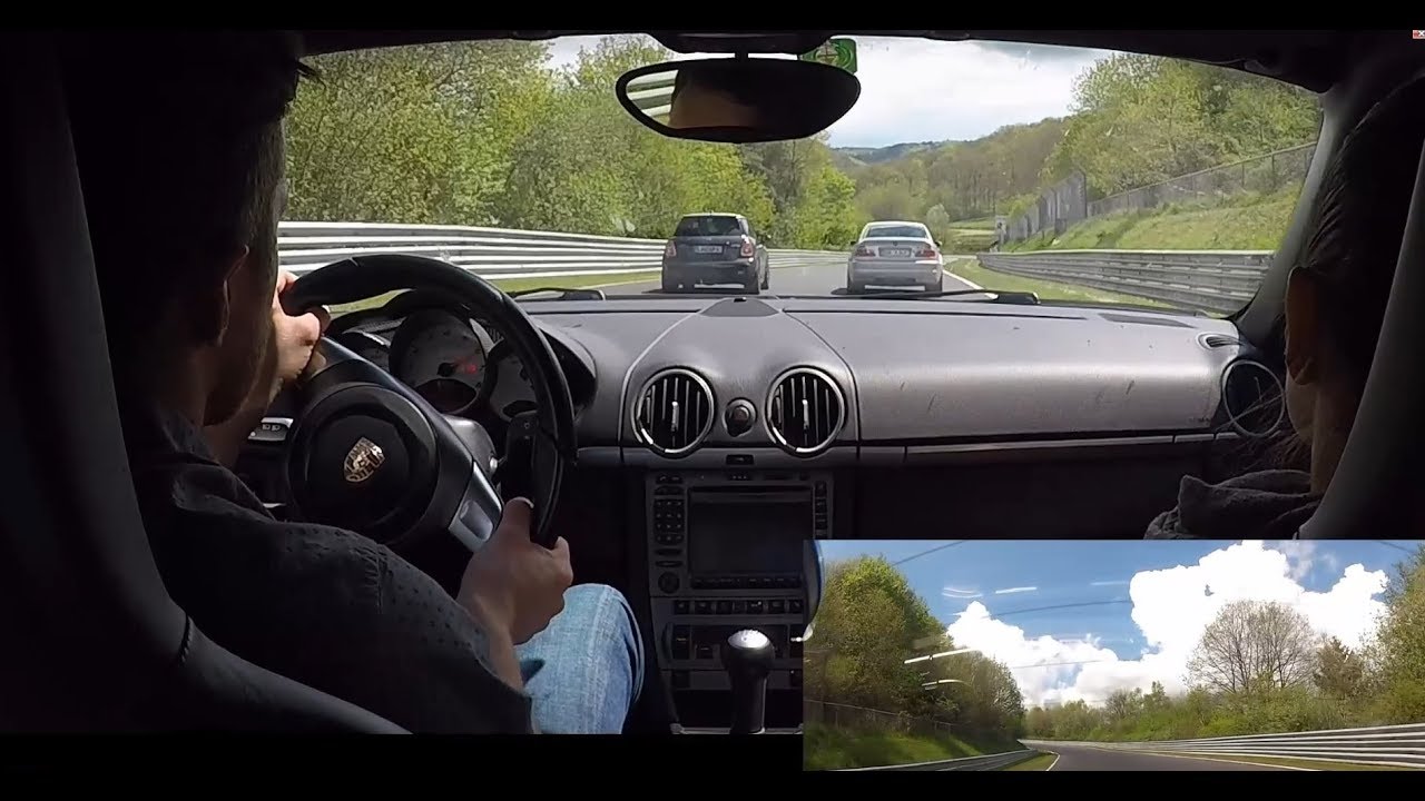 Mini Cooper JCW GP and Porsche Cayman S @ Nürburgring Nordschleife ...