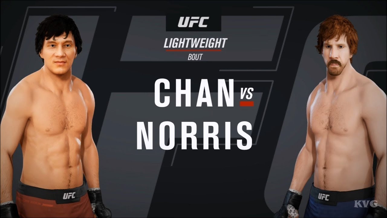 EA Sports UFC 3 - JACKIE CHAN vs CHUCK NORRIS - Gameplay (HD ...