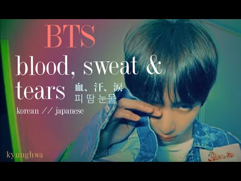 BTS (방탄소년단) - Blood Sweat & Tears ( Korean /Japanese ver.)