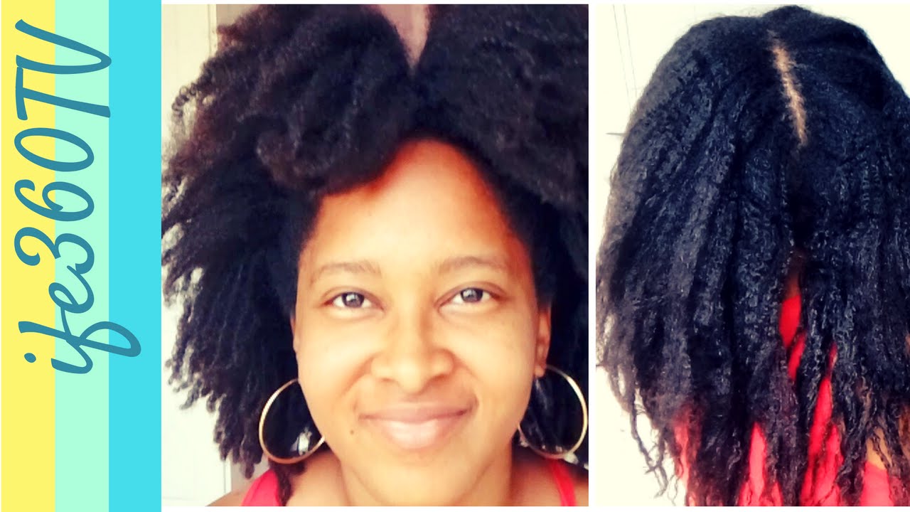 How to STRETCH Natural Hair WITHOUT HEAT | African Threading #DIY # ...