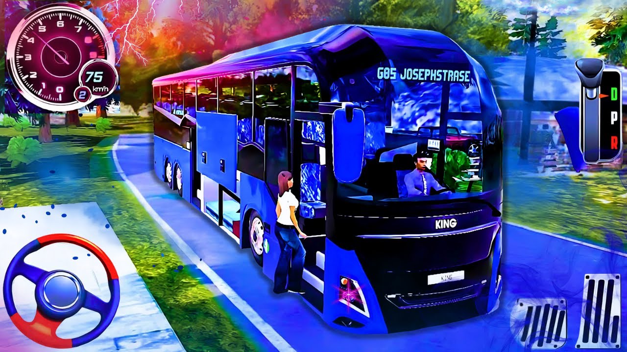 Coach Bus Realistic Driving in City Multiplayer - Android GamePlay ...