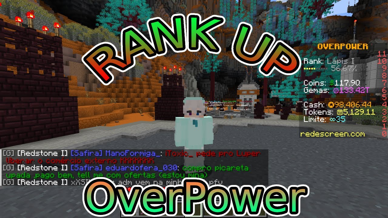 Série De Minecraft: Rank Up OverPower #1 - YouTube