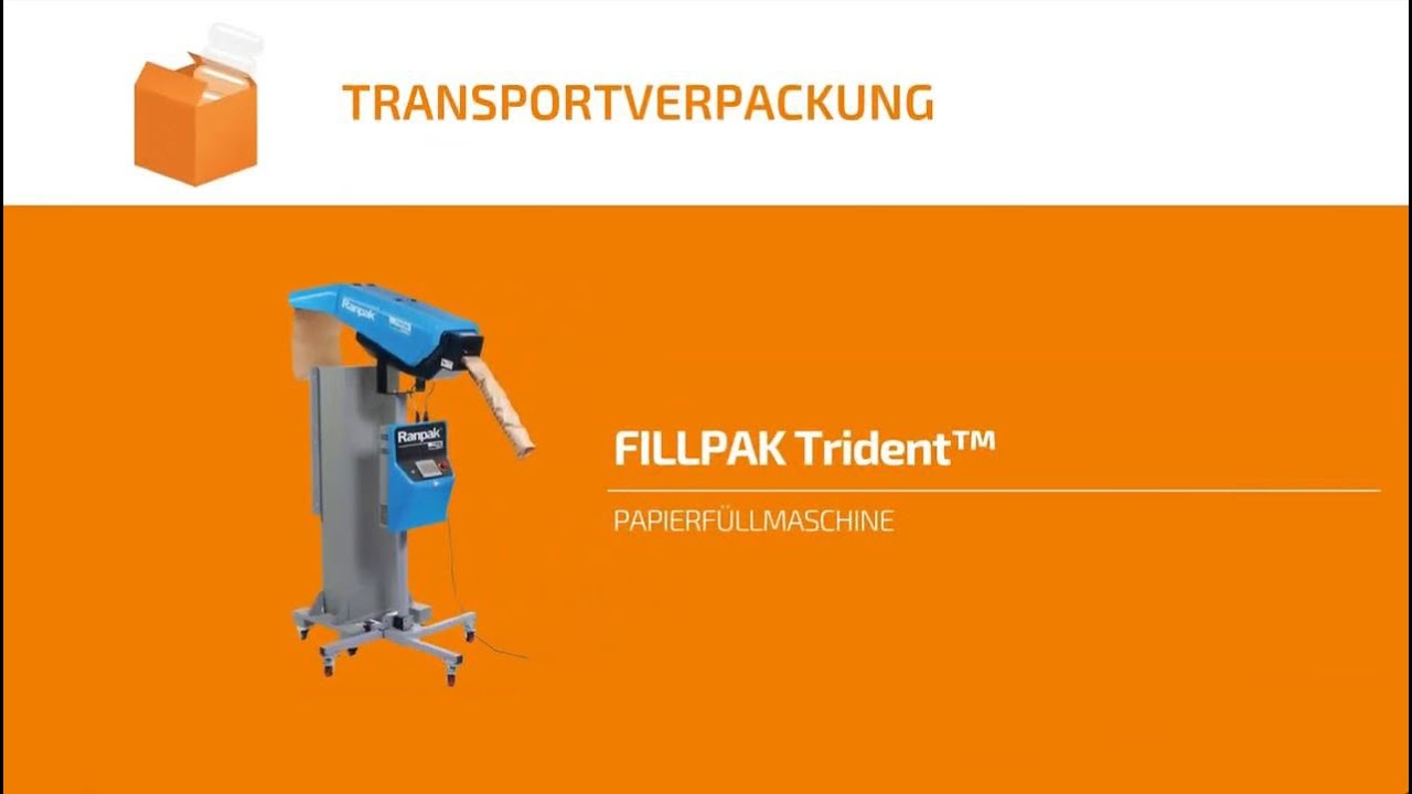 Papierfüllmaschine FillPak Trident™ - YouTube