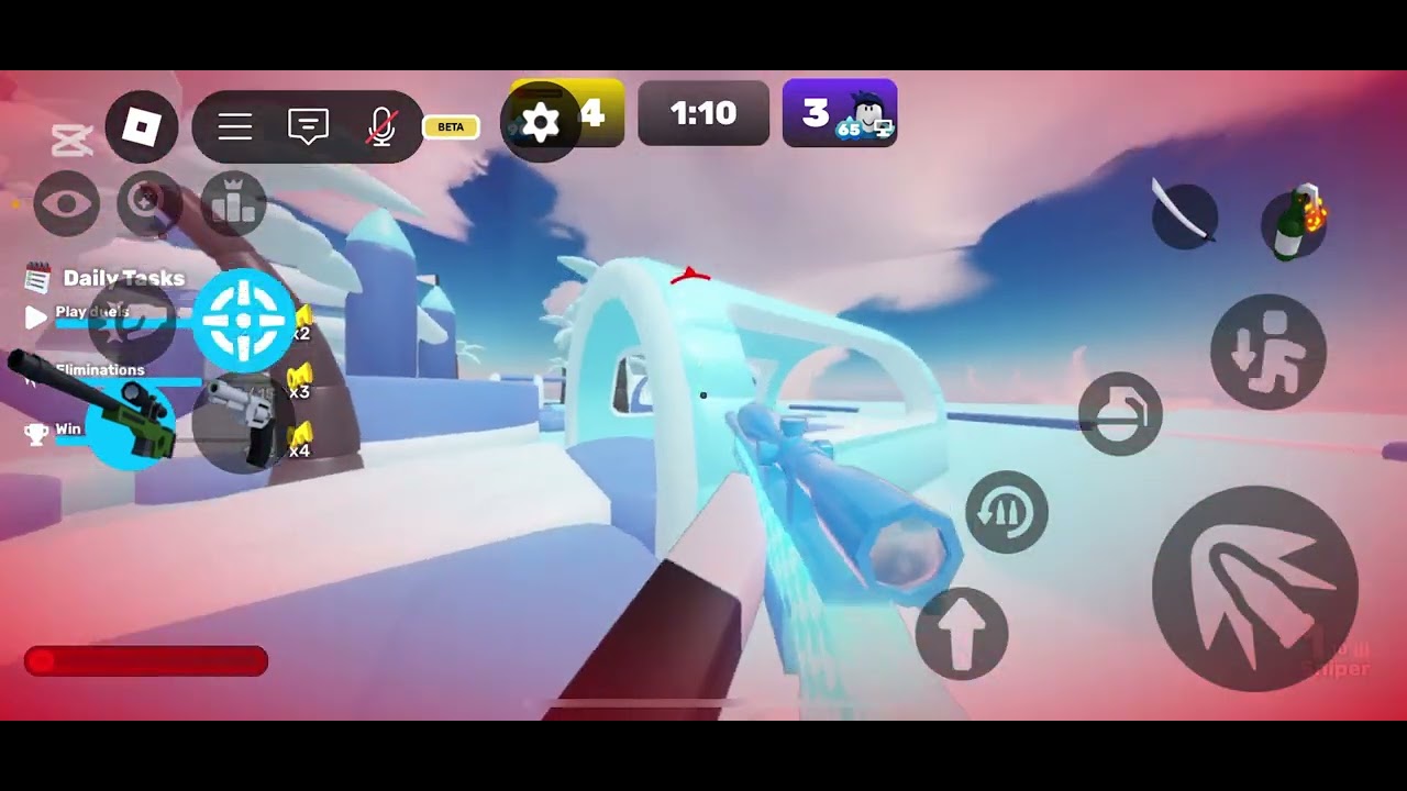 I play rivals roblox on mobile whit the best settings - YouTube