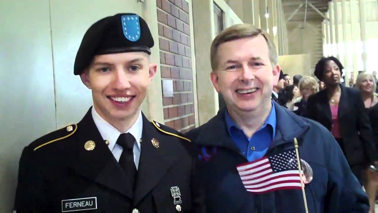 David Ferneau graduation from basic training at Fort Benning, Georgia ...