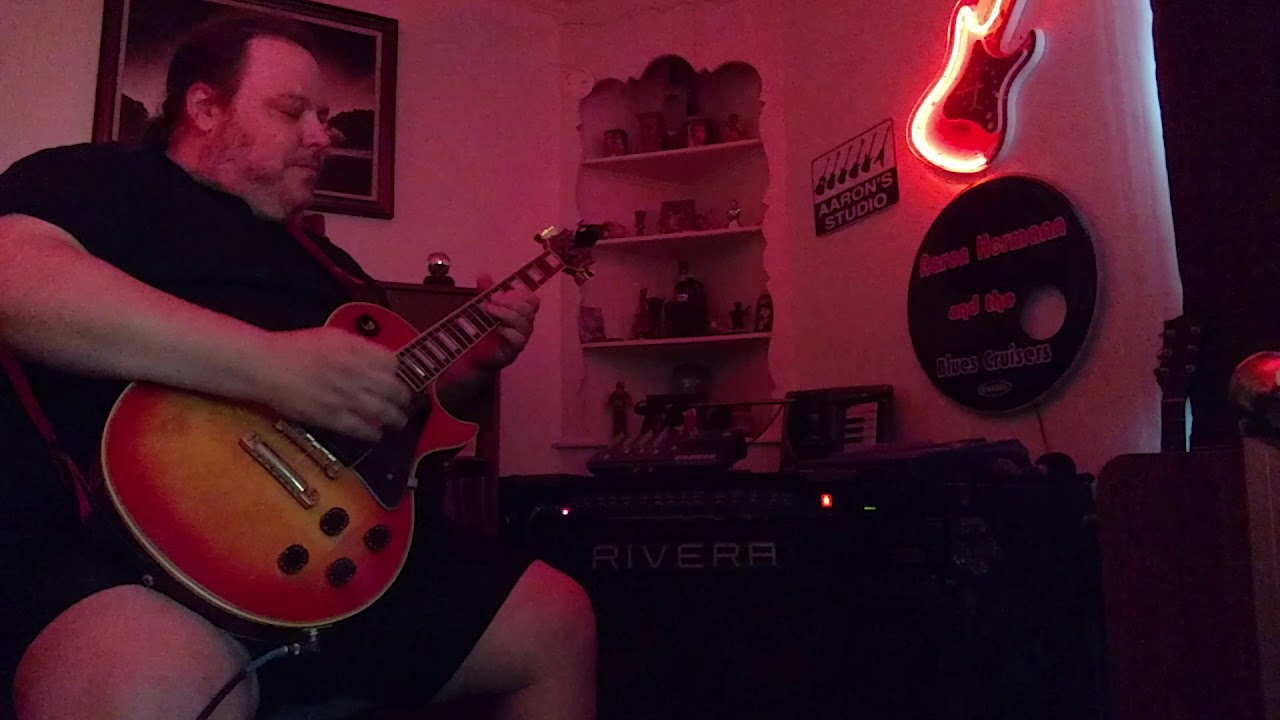 79' Gibson Les Paul custom thru Rivera M100 4x10 - YouTube