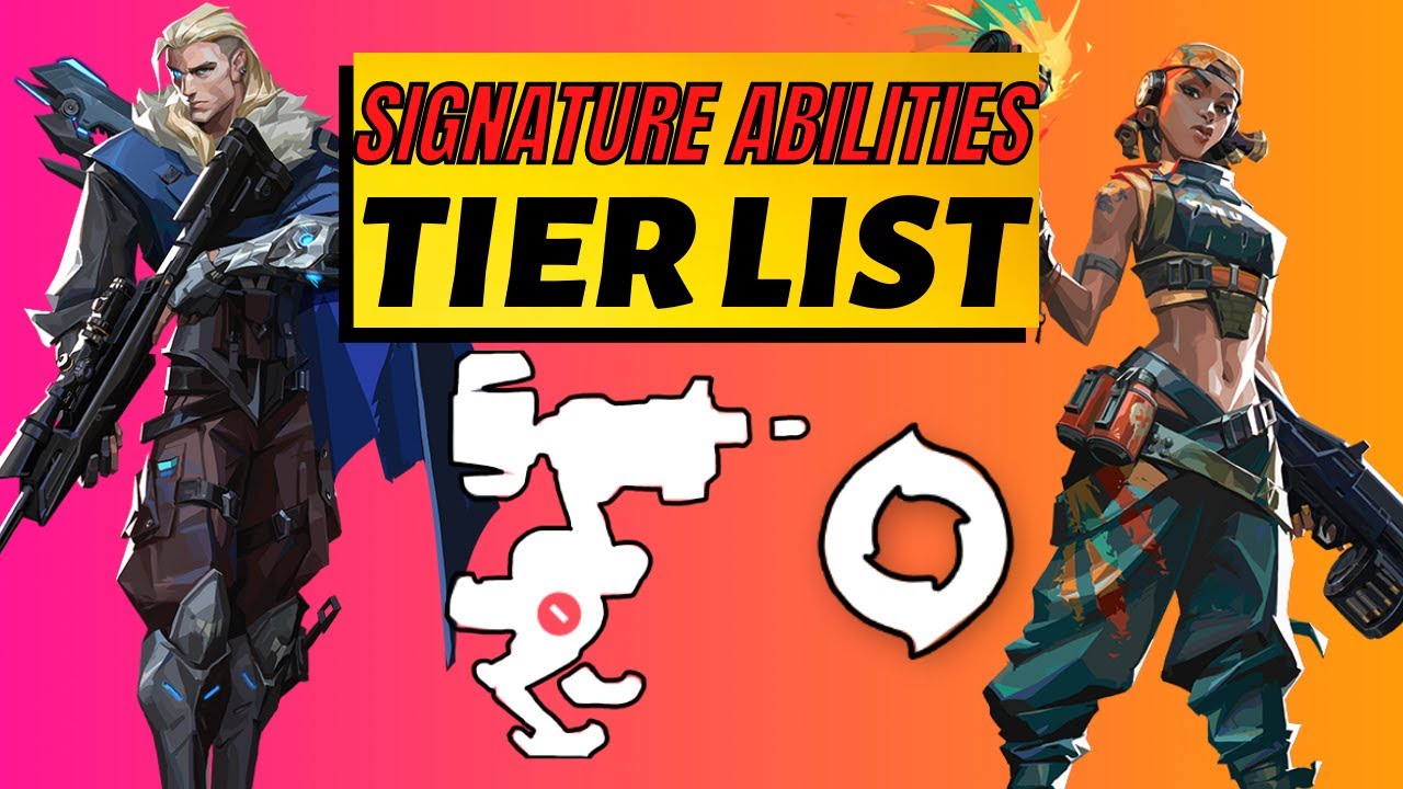 Valorant SIGNATURE ABILITY Tier List! - YouTube
