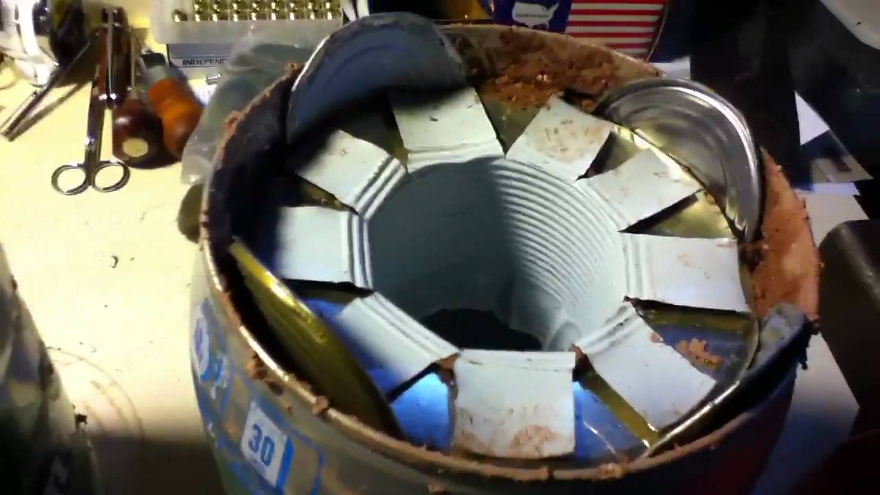 Mini-keg rocket-stove project finished project - YouTube
