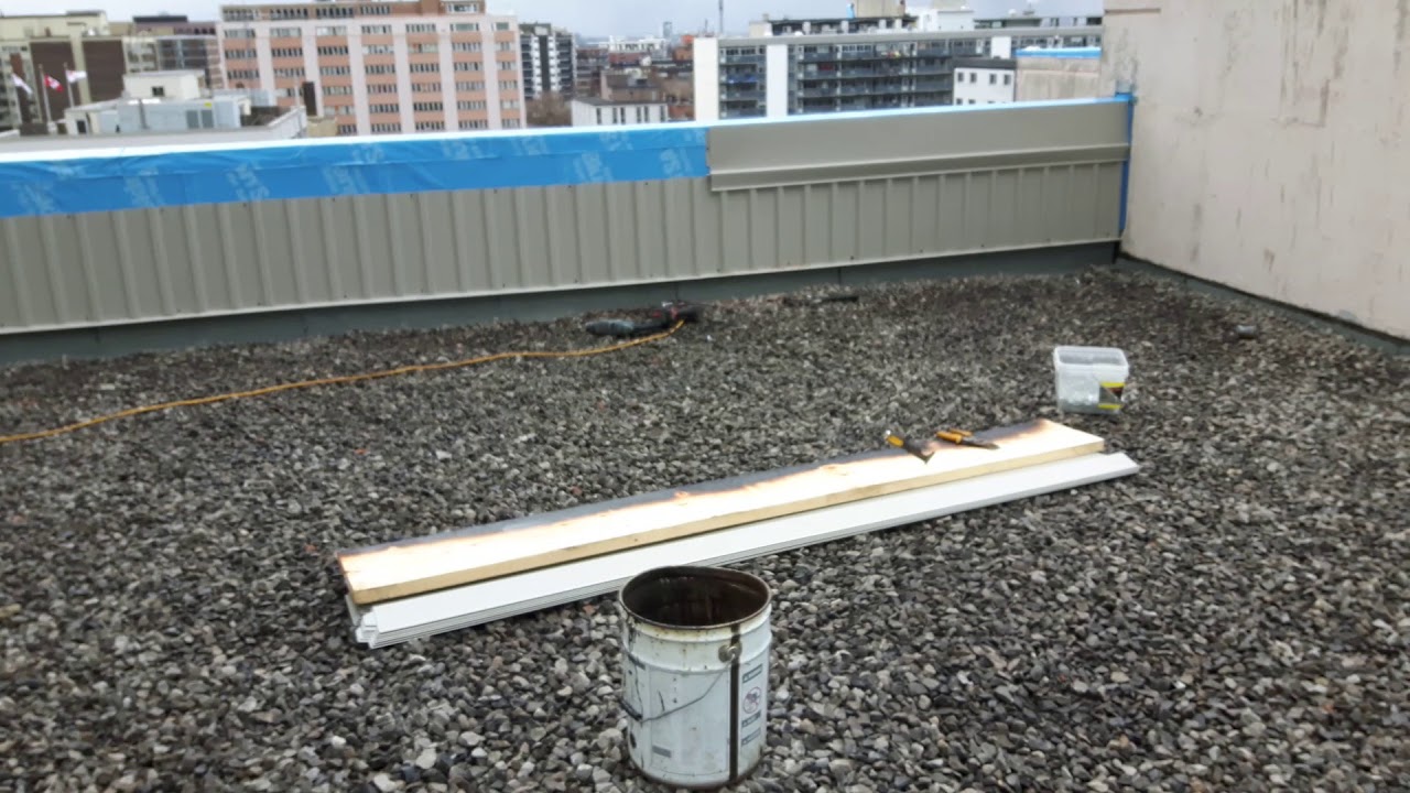 Flat Roof Parapet Flashing