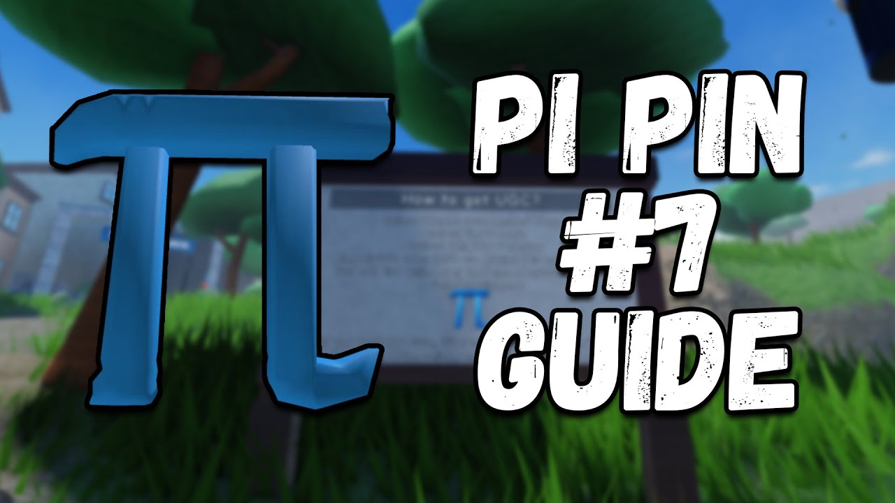 Roblox | [UGC] Pi Pin - YouTube