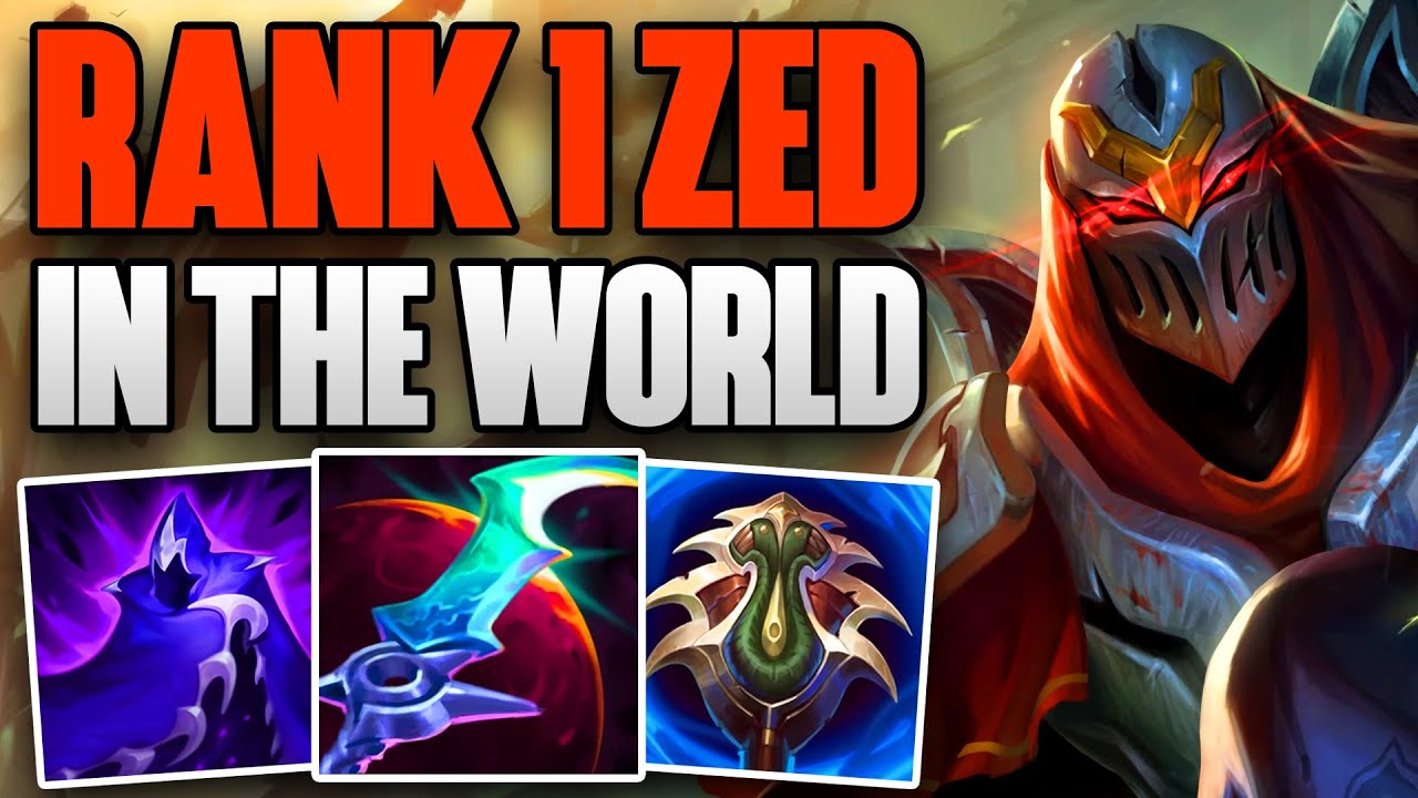 BEST ZED IN THE WORLD FULL MID GAMEPLAY! | CHALLENGER ZED MID | Patch ...