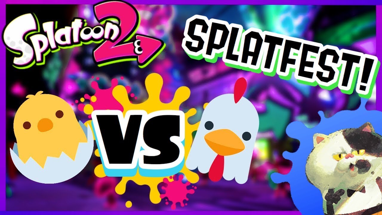 Splatoon 2: 8th Splatfest (USA/EU) - Chicken vs Egg - YouTube
