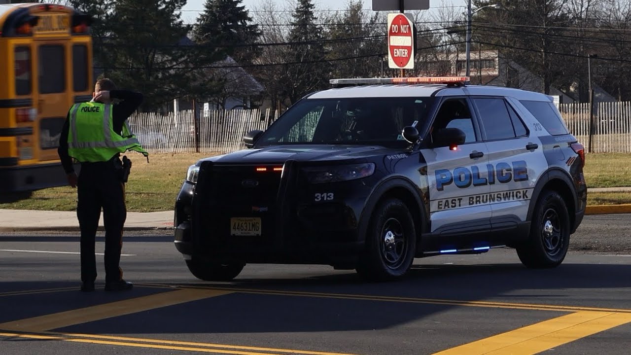 East Brunswick Police Department Patrol Unit 313 Initiating & On Scene ...