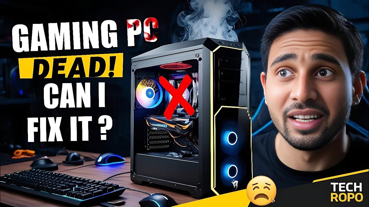 My Gaming Computer Is Dead 🥺 | Can I Fix It? | Tech Ropo - YouTube