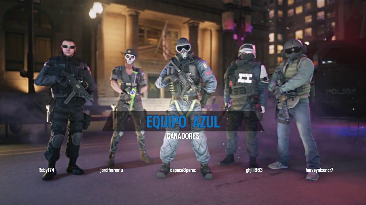 Full team / Rainbow six - YouTube