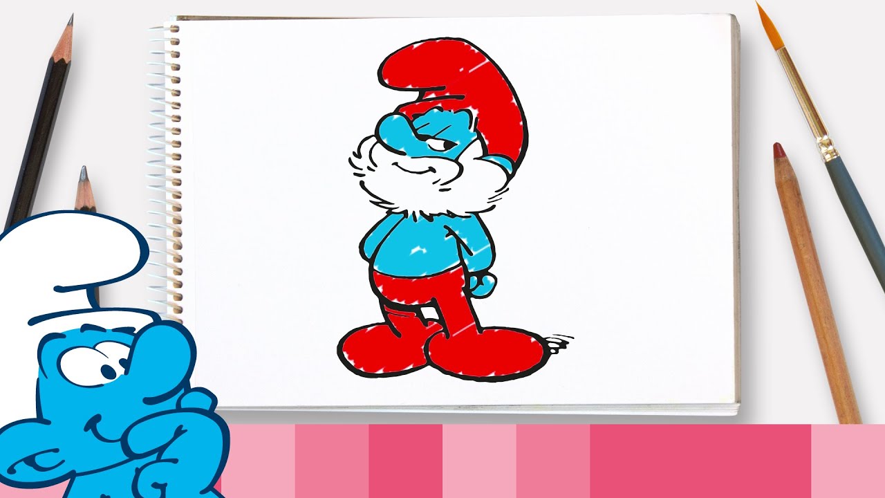 Dibujos Para Colorear De Los Personajes De Los Pitufos 2 Página 2