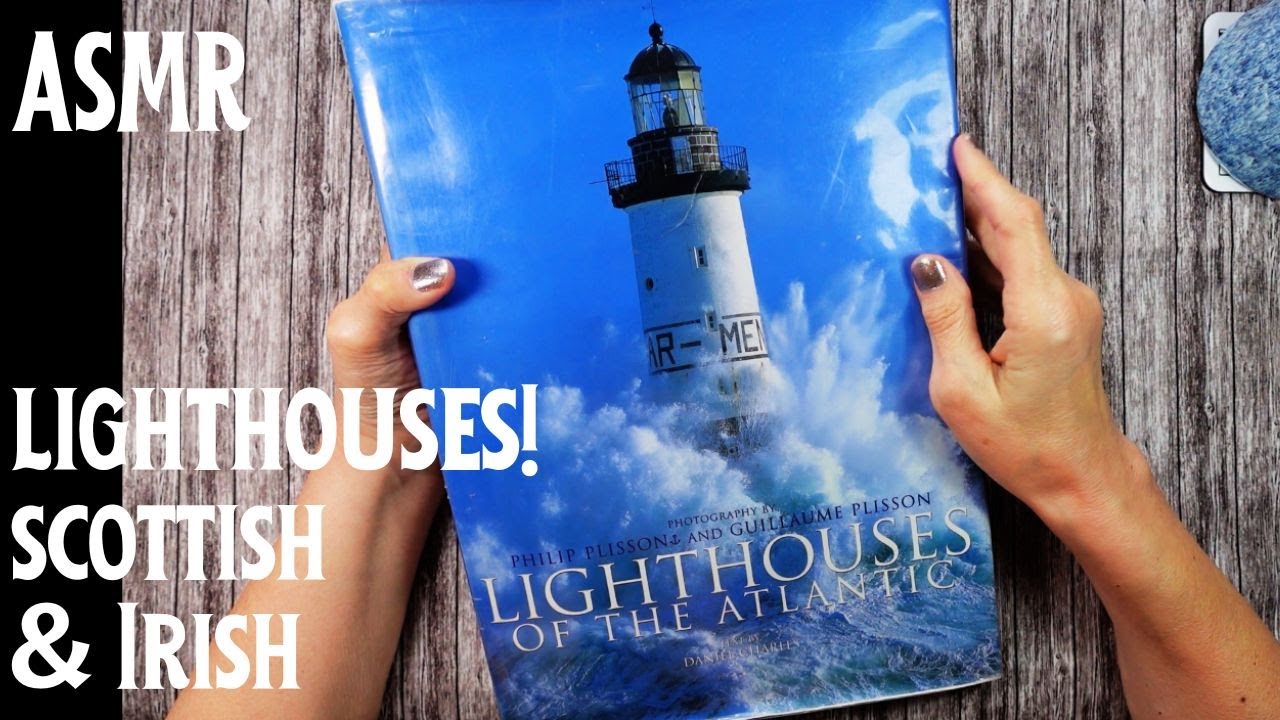 ASMR | Lighthouses! Gorgeous Library Book - Whispered Reading at Coffee ...