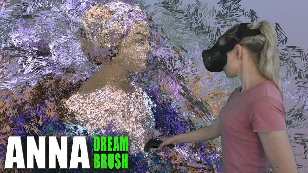 "Water" VR portrait painting (Tilt Brush) - YouTube