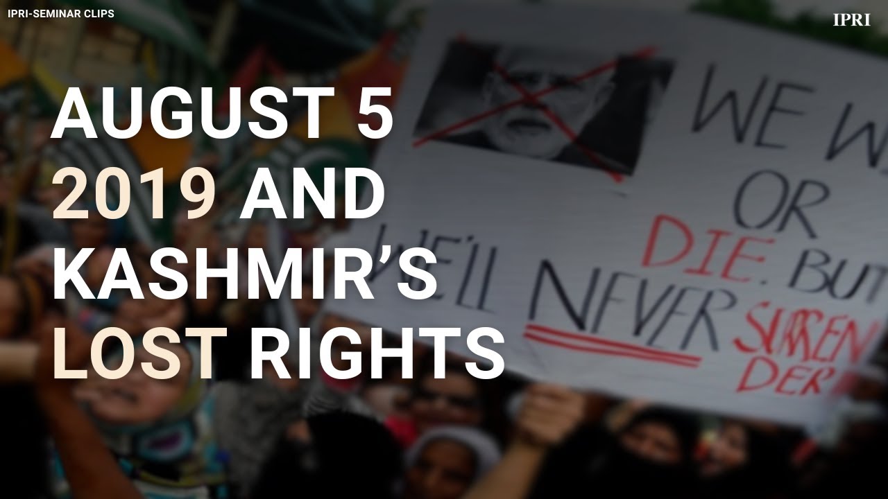 Article 370 Revoked: August 5, 2019, and Kashmir’s Lost Rights - YouTube