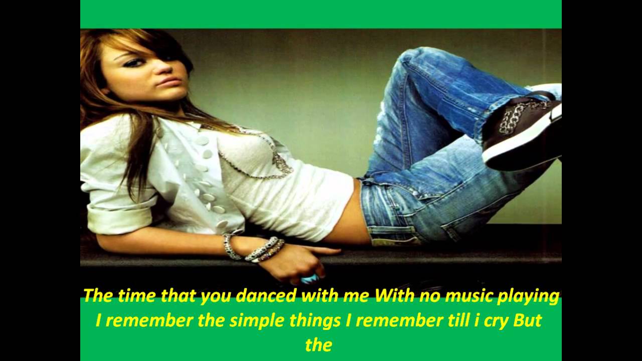 Miley Cyrus - GoodBye W/LYRICS - YouTube