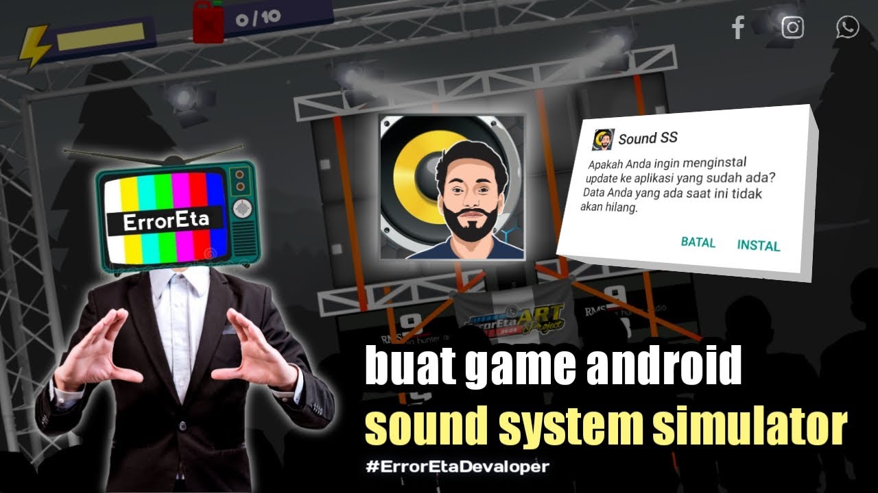 Buat game android Sound System Simulator | Erroreta Developer - YouTube