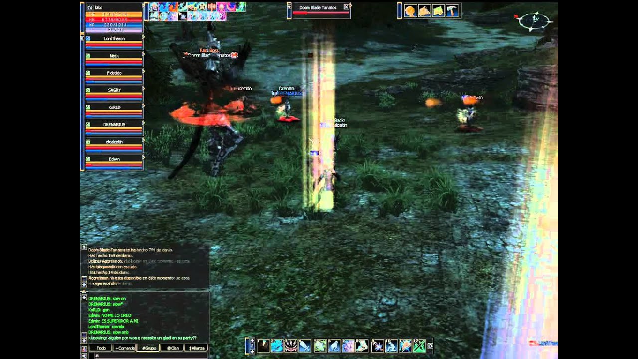 Lineage 2 c4 raid boss ultima alianza - YouTube