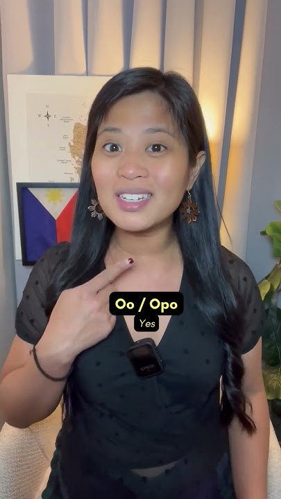 Learn Tagalog: Oo #tagalog #filipino #philippines #pinoy #polyglot #tagalogtime - YouTube