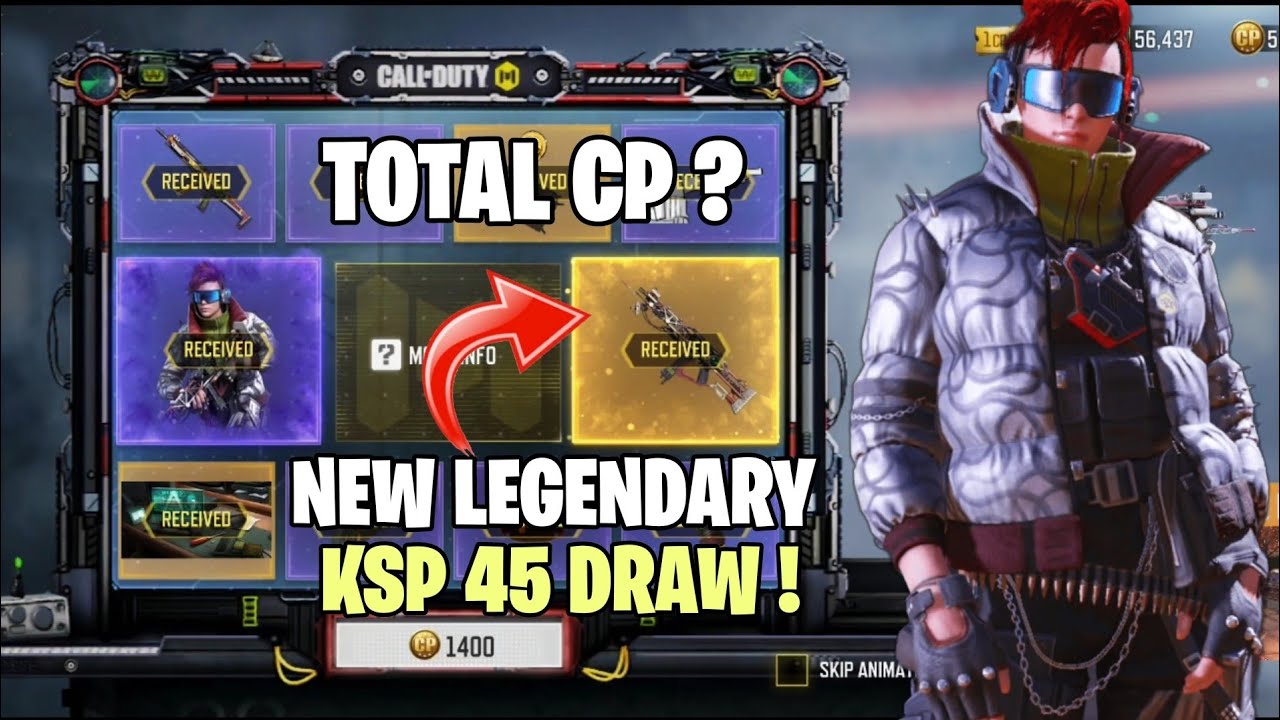 😍 Buying Full Umber Cloud Draw in CODM | *NEW* Legendary KSP 45 Jolted ...