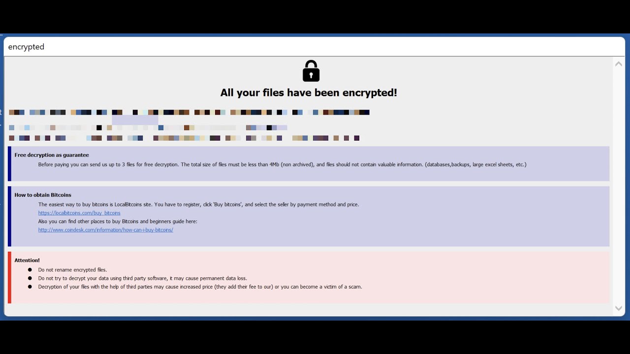HUNTER ransomware (.HUNTER virus). Removal instructions. - YouTube