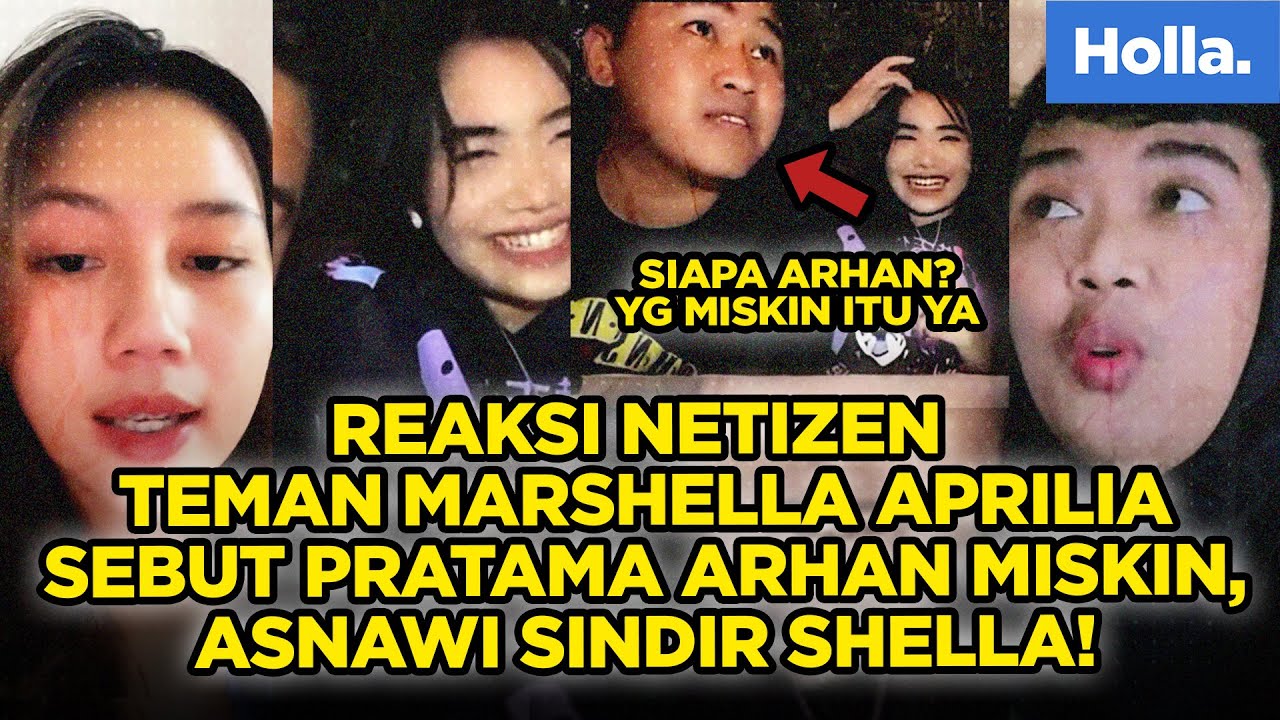 Reaksi Netizen Teman Marshella Aprilia Sebut Pratama Arhan Miskin ...