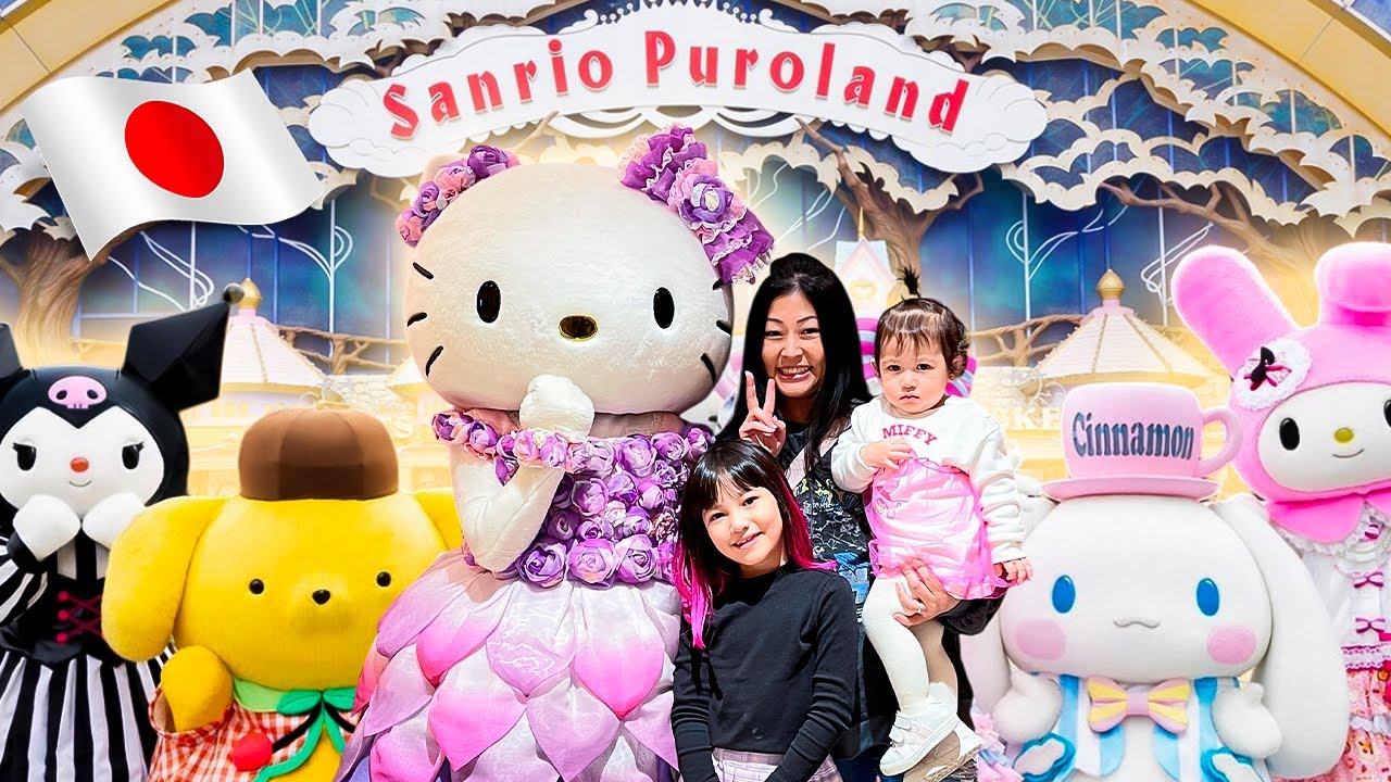 PRIMEIRA VEZ NO PARQUE DA HELLO KITTY EM TOKYO- JAPÃO!!! | Yu e Família ...