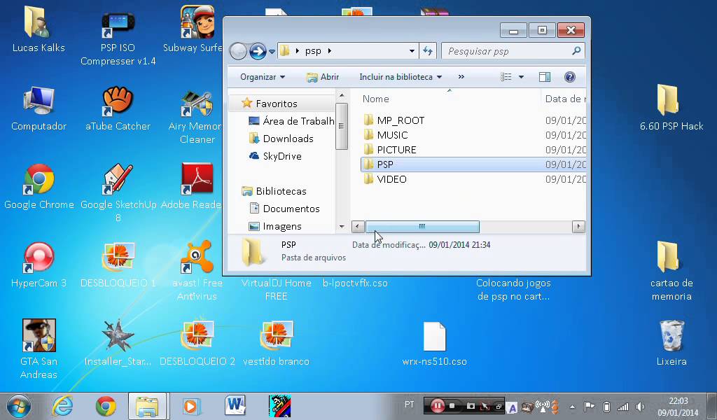 Video Aula - Desbloqueando o PSP,Colocando jogos no PSP e como ...