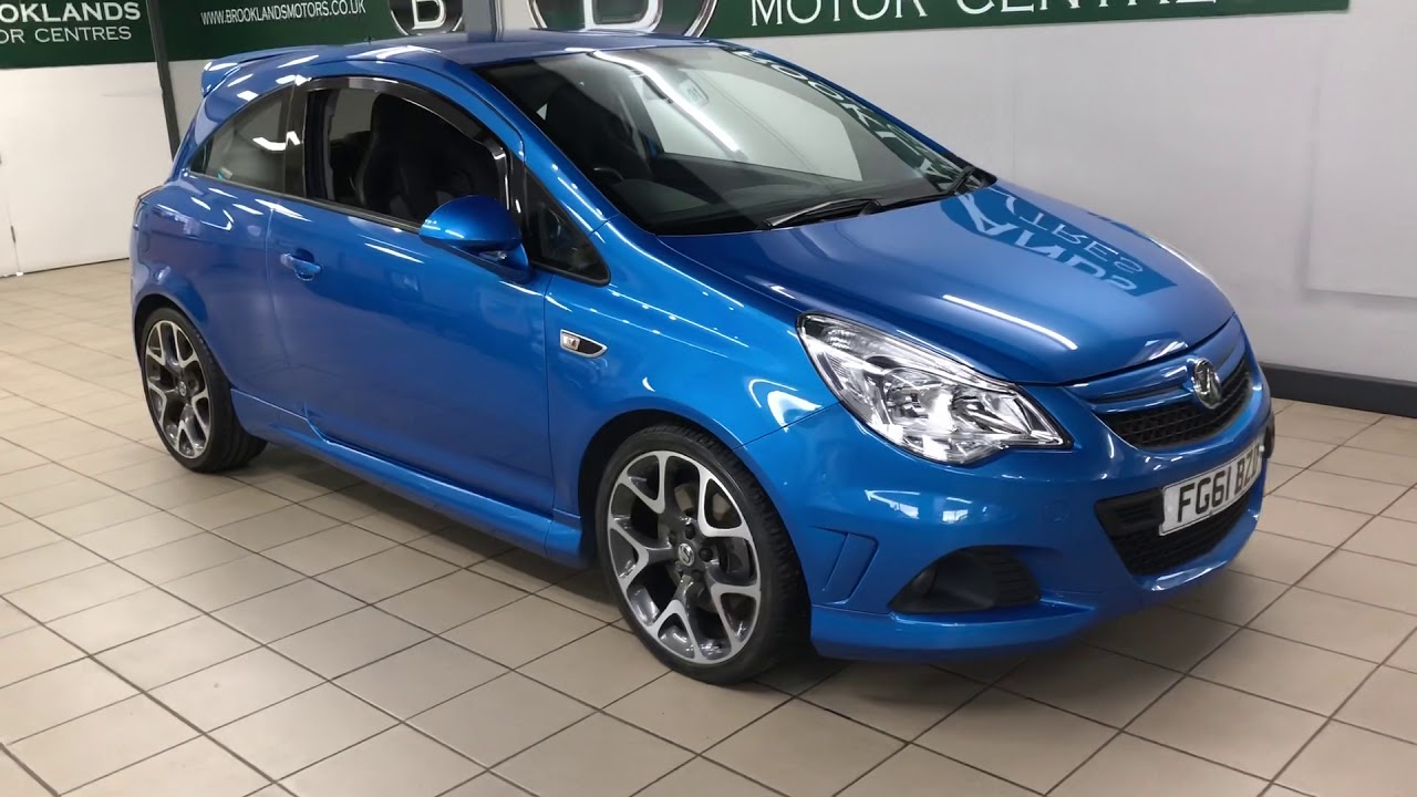 61Reg Vauxhall Corsa VXR in Arden Blue Brooklands Leeds - YouTube