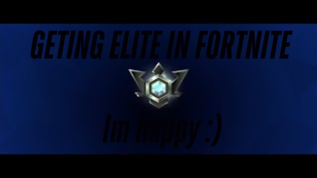 Getting Elite in ranked reload (Fortnite) - YouTube