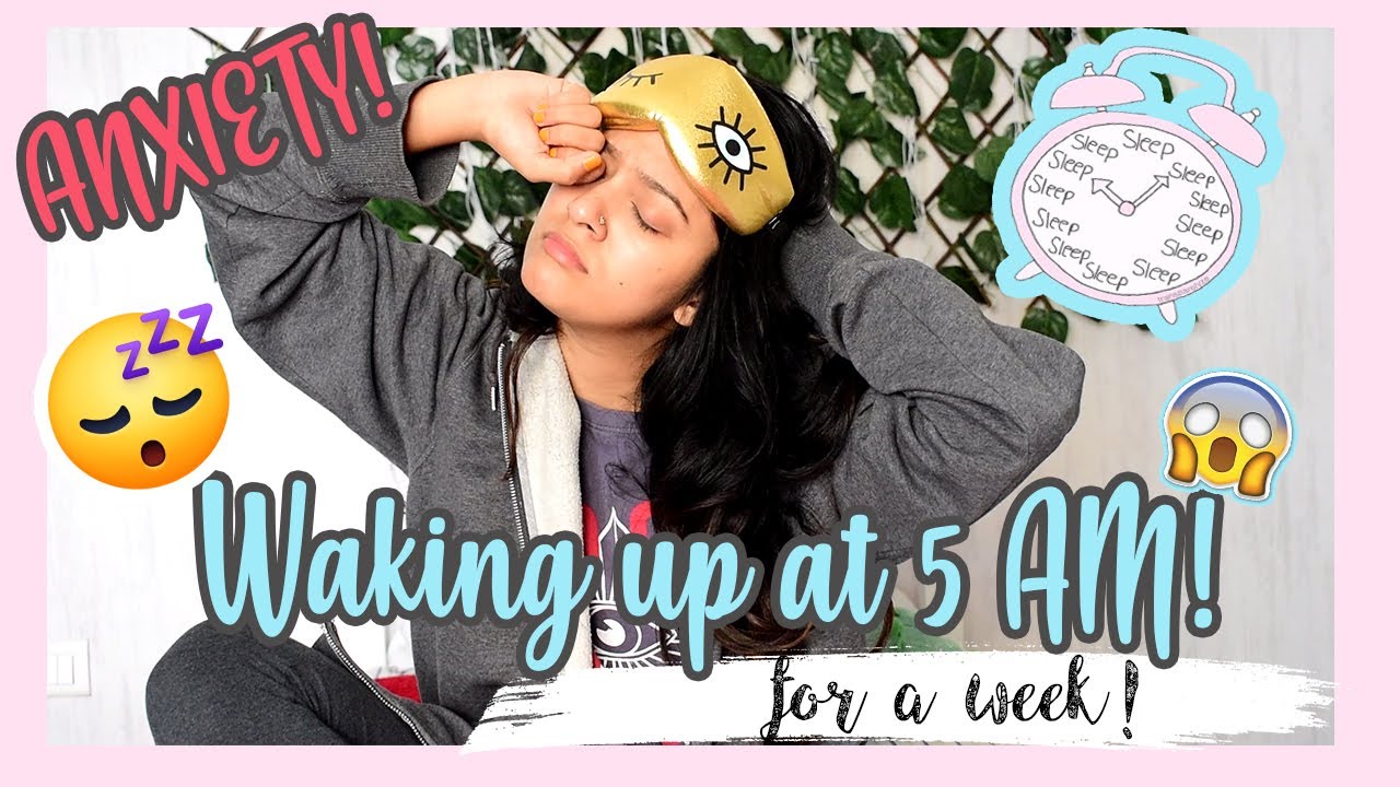 NIGHT OWL trying to WAKE UP at 5 AM for a WEEK Challenge! (Sleep Hacks+5 AM Routine) - YouTube