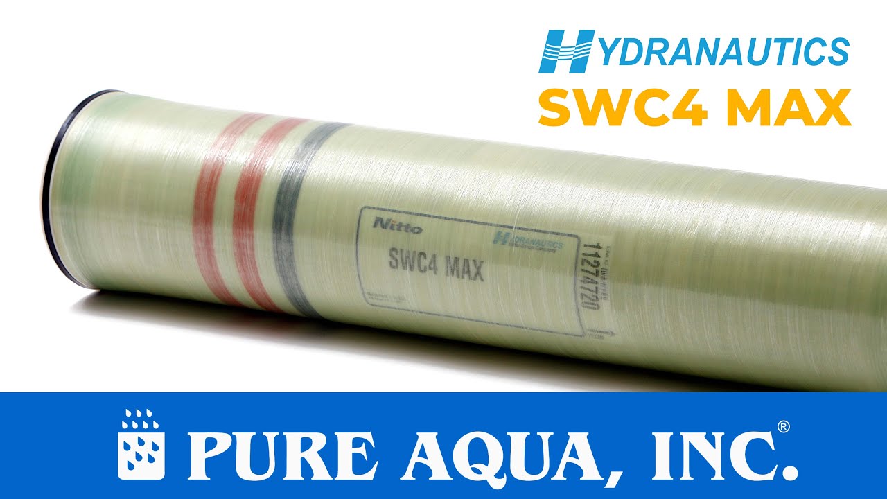 Hydranautics SWC4 MAX Membrane | www.pureaqua.com - YouTube