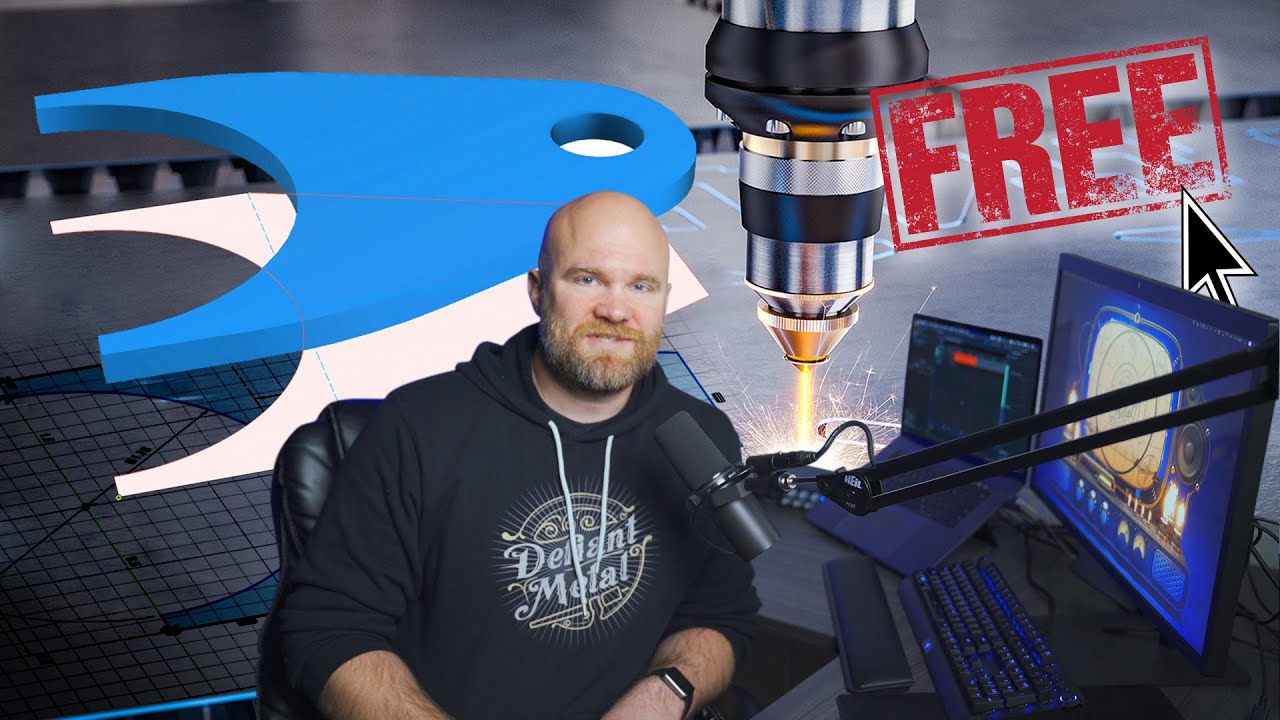 How To Draw Your Own Metal Parts For FREE! - YouTube