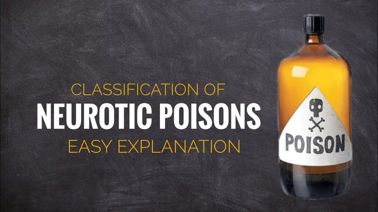 Lecture #18 Classification of Neurotic poisons||Forensic medicine||Best ...