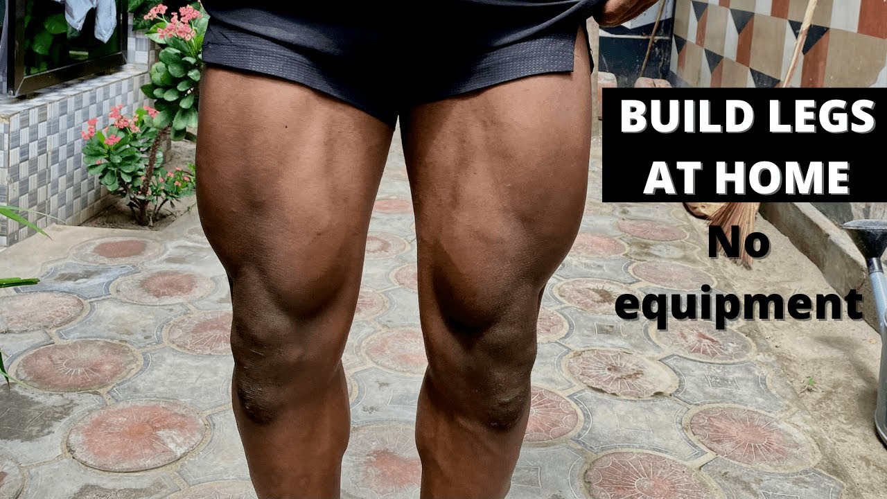 INTENSE LEG WORKOUT AT HOME (TARGET QUADS, GLUTES, HAMSTRINGS ,CALVES ...