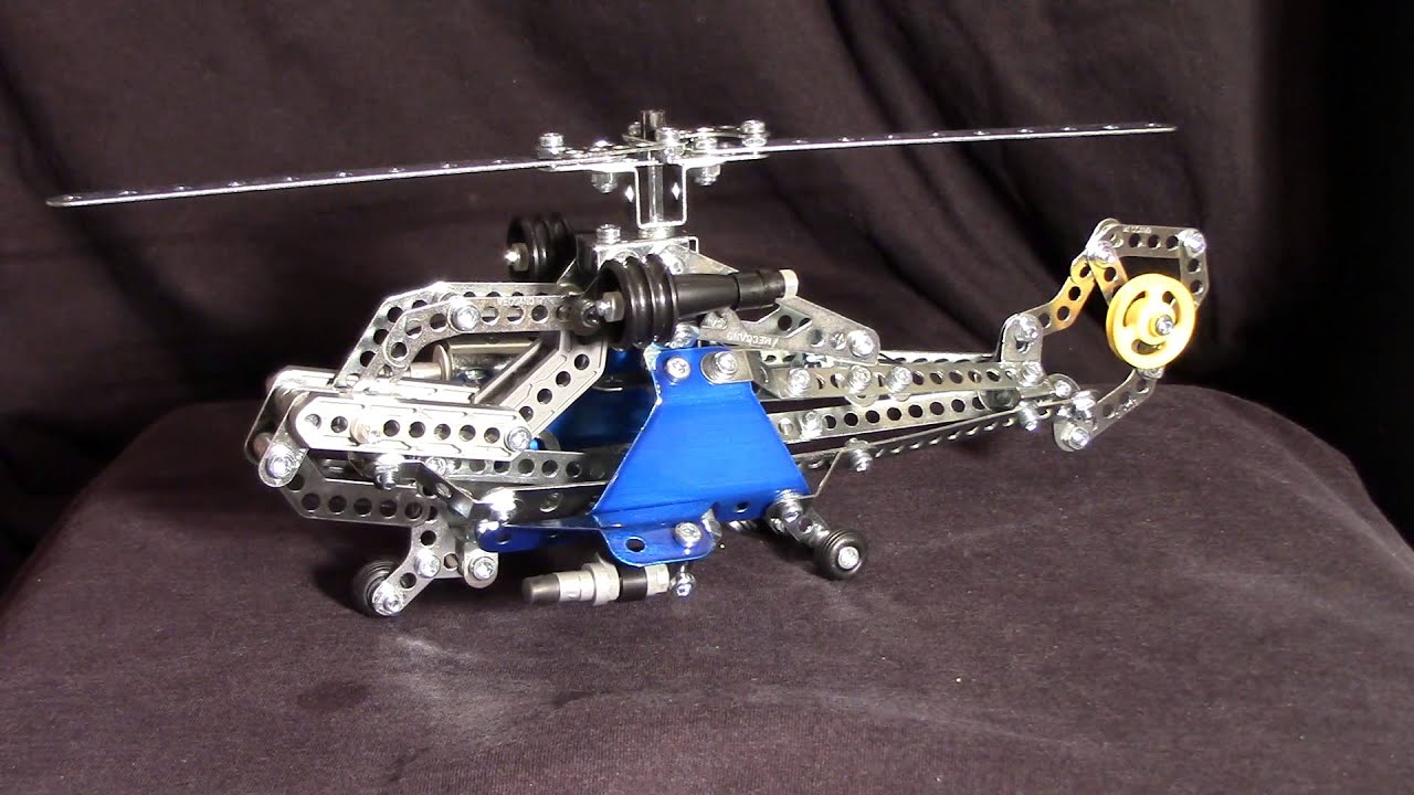 MECCANO MAKER SYSTEM TACTICAL COPTER (2015) - YouTube