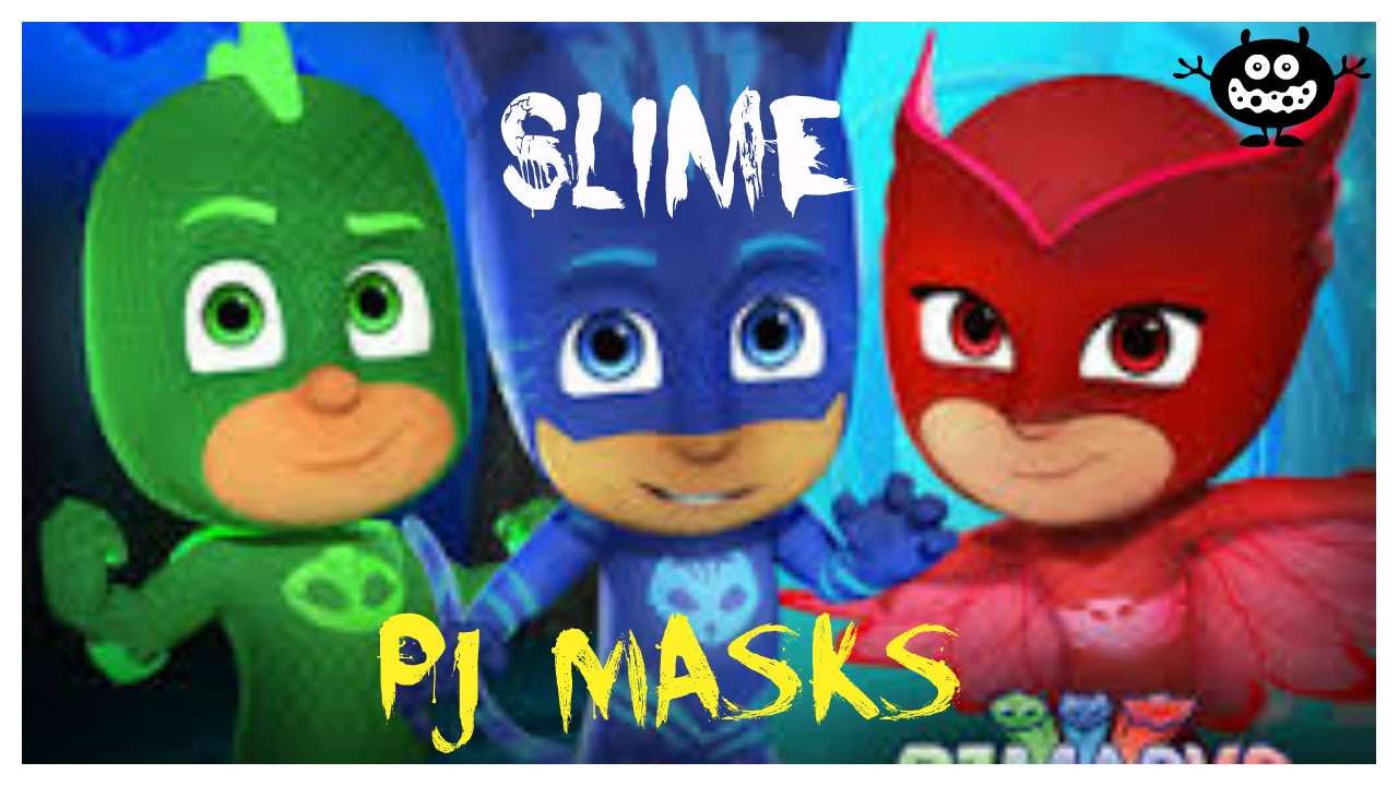 PJ MASKS AMOEBAS-PJ MASKS SLIME!DIY EASY GLITTER RAINBOW SLIME CLAY!TOO ...