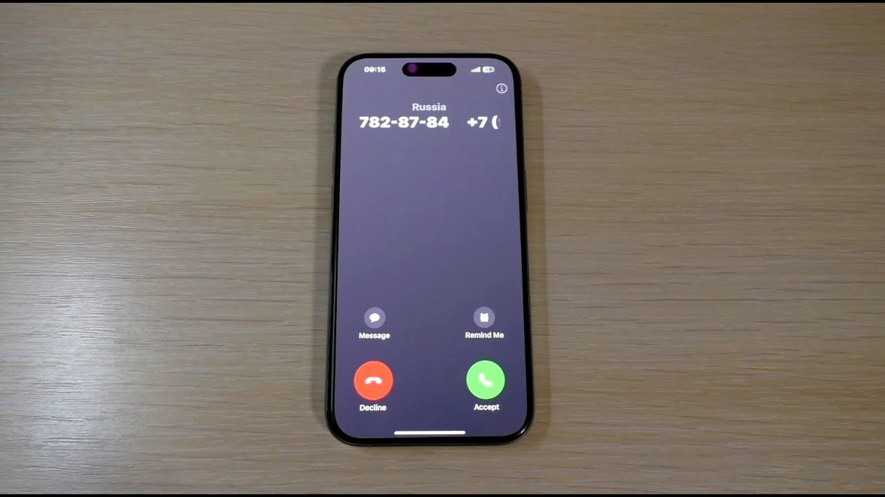 iPhone 15 Pro Incoming Call Ringtone - YouTube