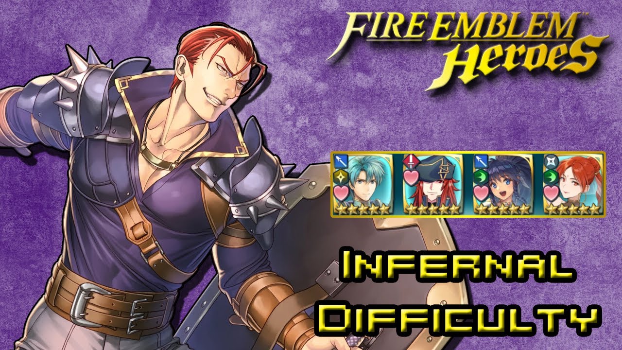 Fire Emblem Heroes (Grand Hero Battle | Caellach | Infernal Difficulty ...