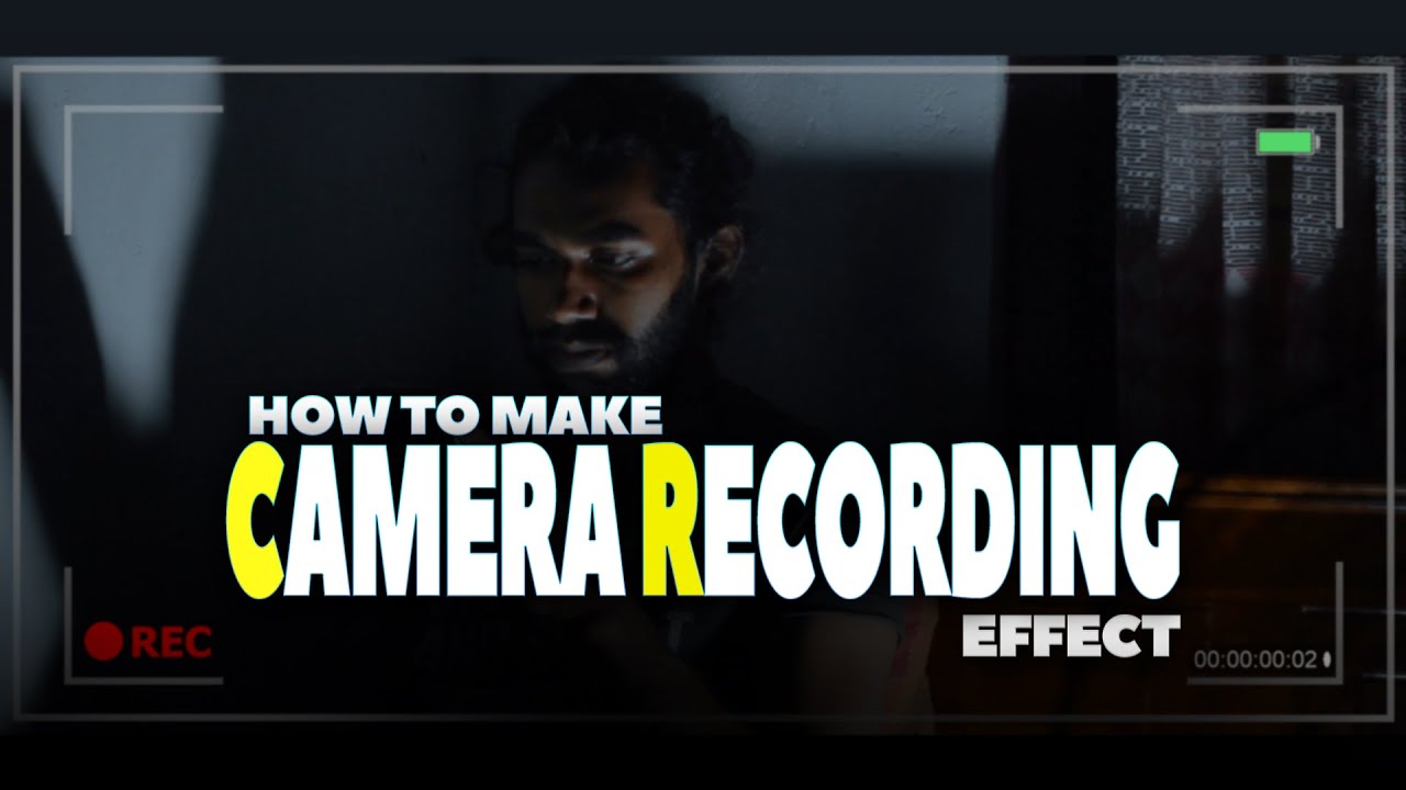 How To Make Camera Recording Effect | Premiere Pro | Sinhala | FIlm ...