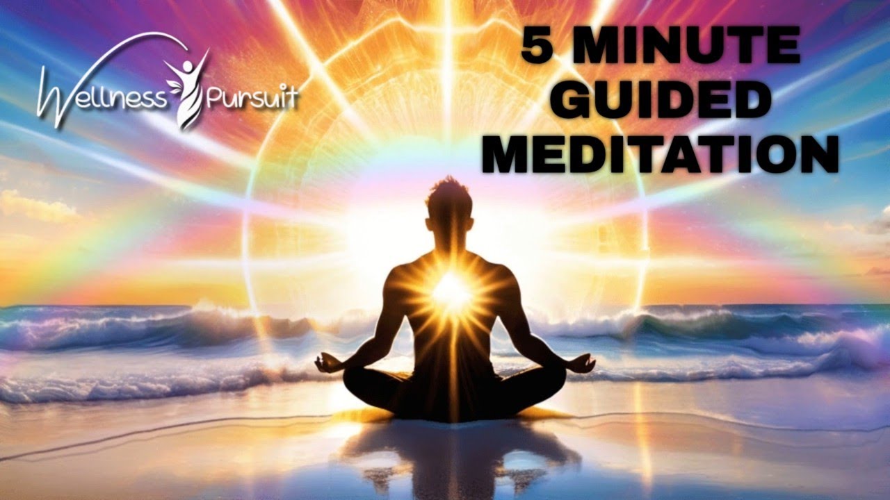 5-Minute Guided Meditation for Inner Peace | Soothing Ambient Music ...