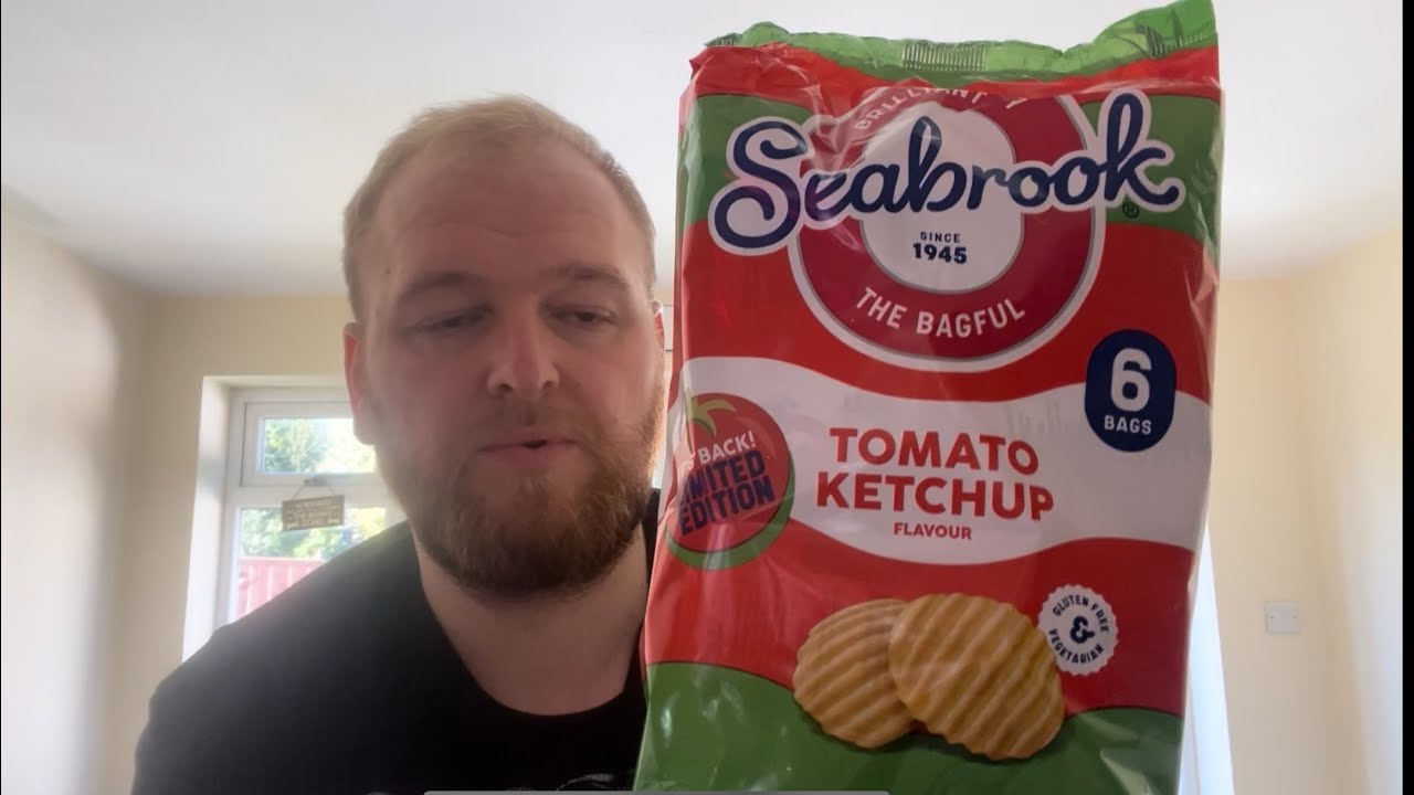 Seabrook Tomato Ketchup Flavour Crisps - Review - YouTube