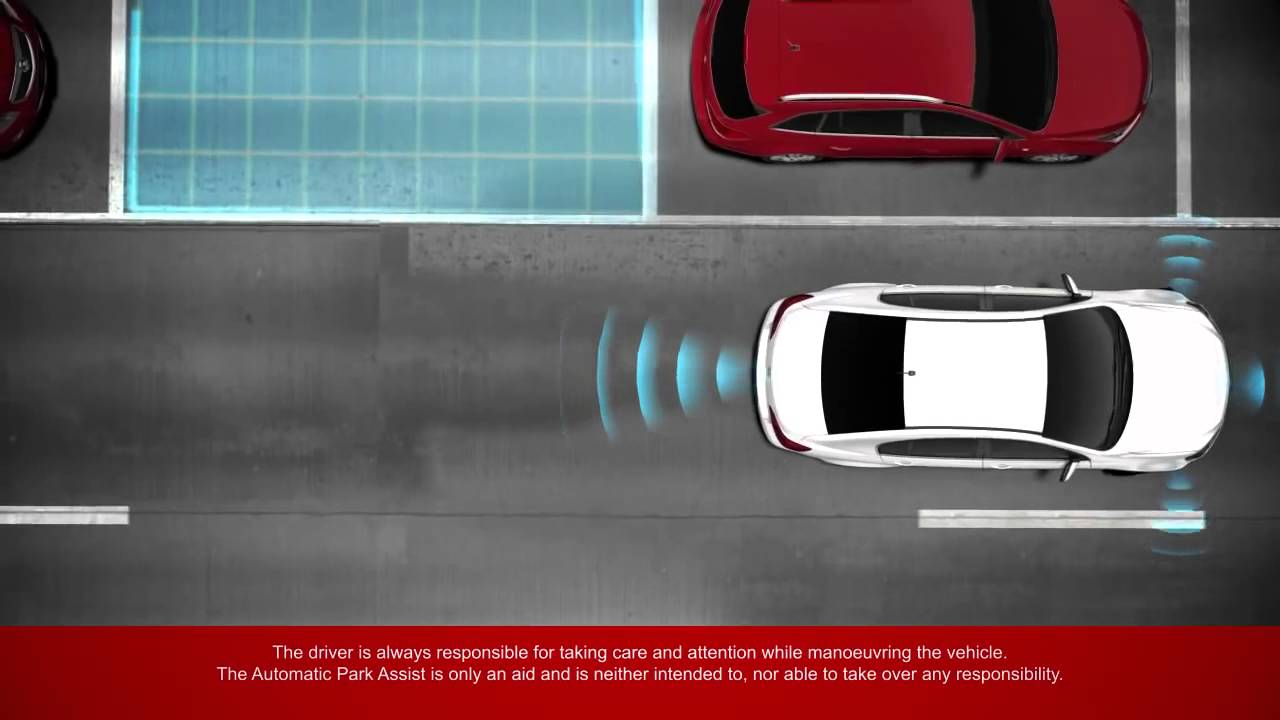 Holden VF Commodore Automatic Park Assist Parallel Parking - YouTube